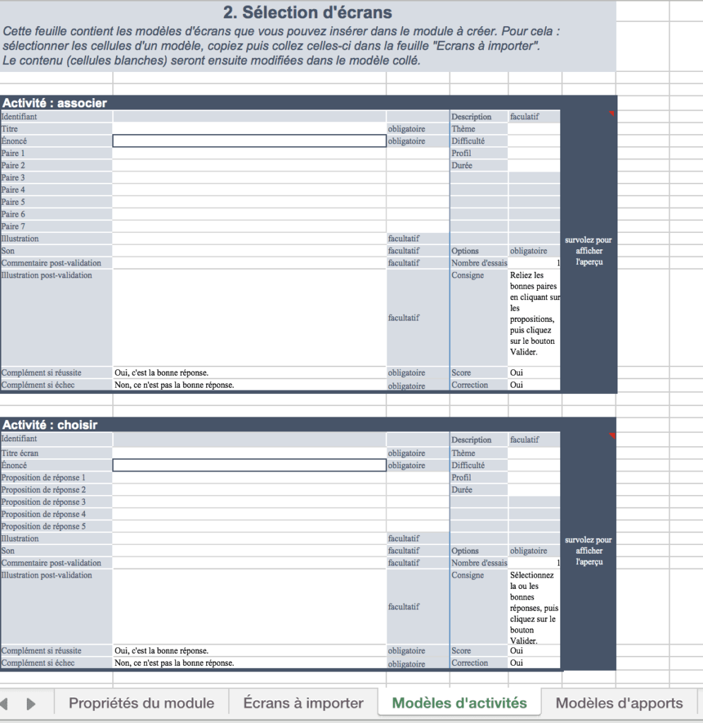 Comment créer un module e-learning à partir d'un fichier Excel ...